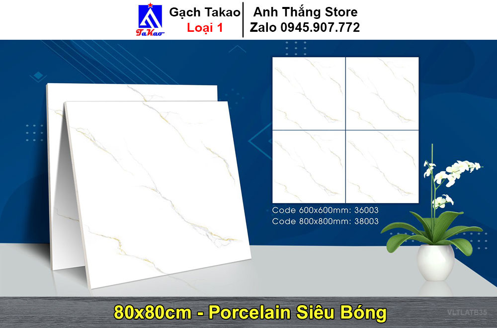 Gạch 80x80 Takao 38003 | Tổng Kho Gạch Takao Hà Nội