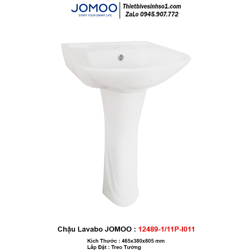 Chậu Lavabo JOMOO 12489-1/11P-I011 | Tổng Kho JOMOO Hà Nội