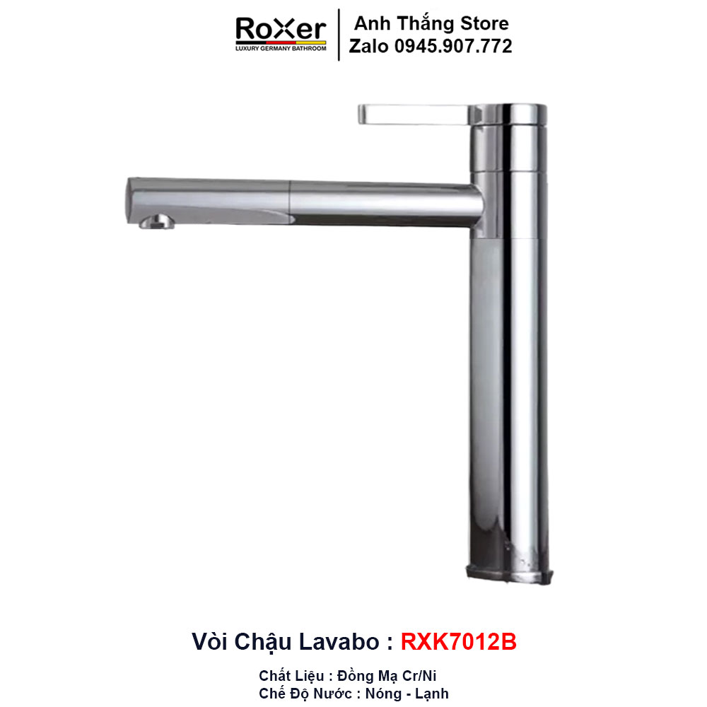 Vòi Lavabo RXK7012B | Tổng Kho Roxer Hà Nội